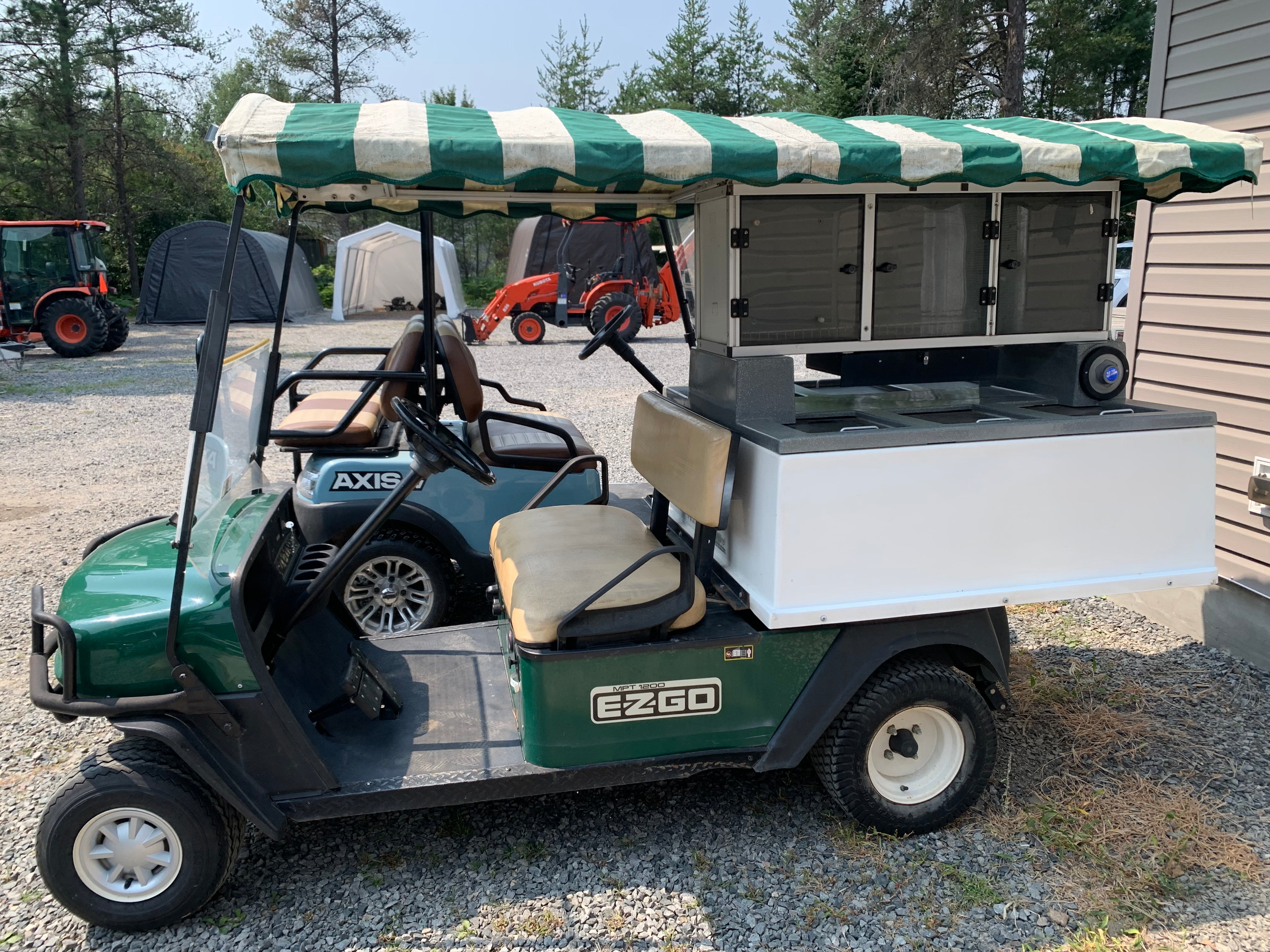 2012 EZGO PMT Beverage Golf Cart Gas – Hometown Custom Carts